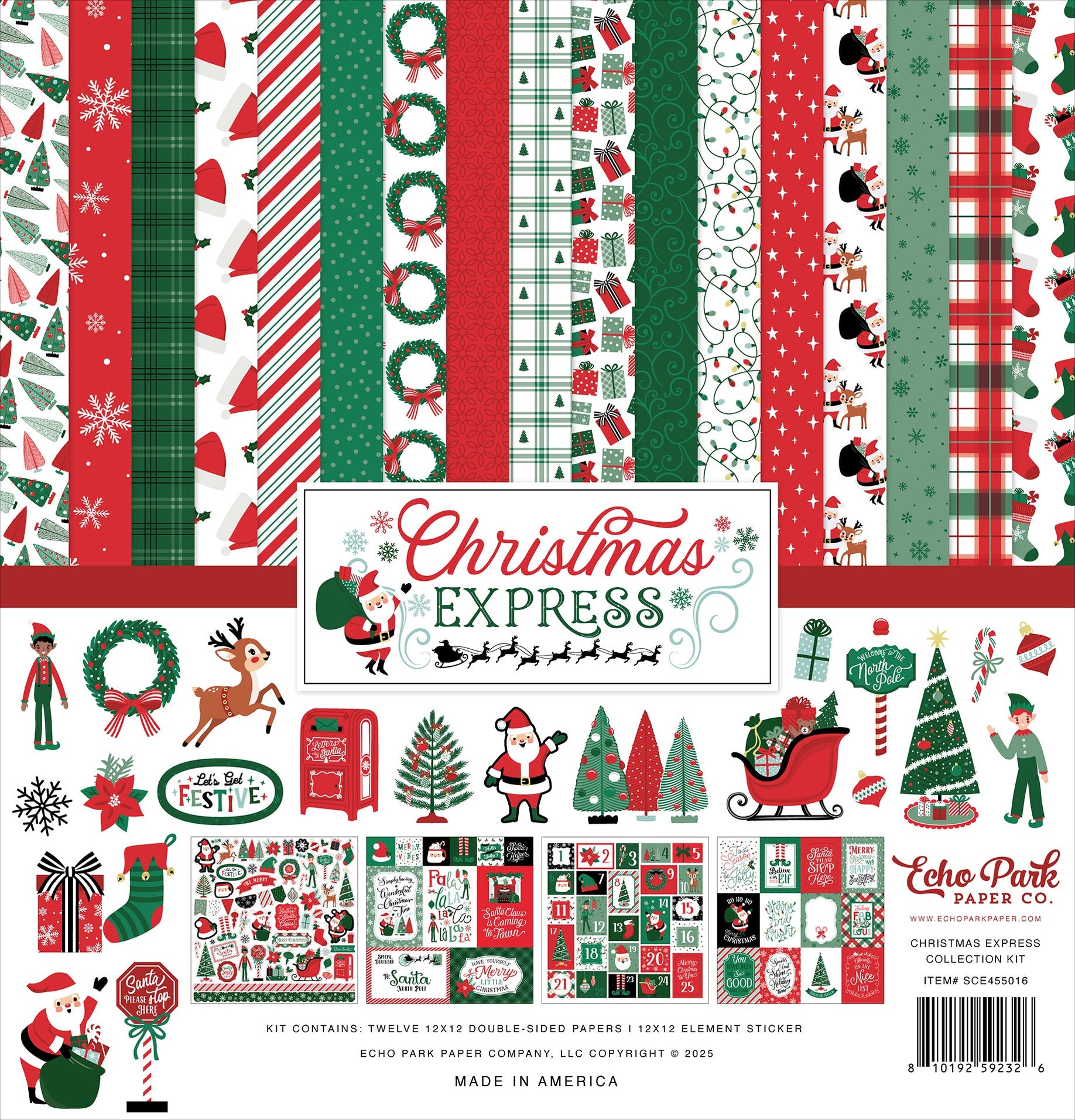 Echo Park > CHRISTMAS EXPRESS — Bevs Cross Crafts