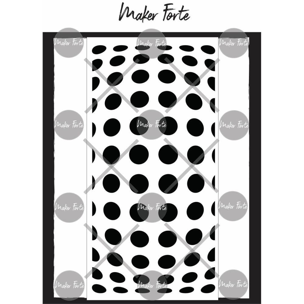 MAKER FORTE STENCIL BOOM BOX 4 X 8 INCH - MF2020090490 — Bevs Cross Crafts