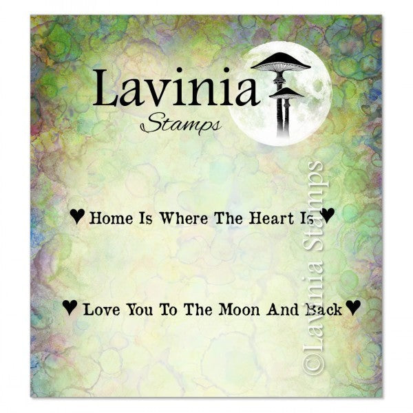 LAVINIA STAMPS WORDS FROM THE HEART - LAV860 — Bevs Cross Crafts