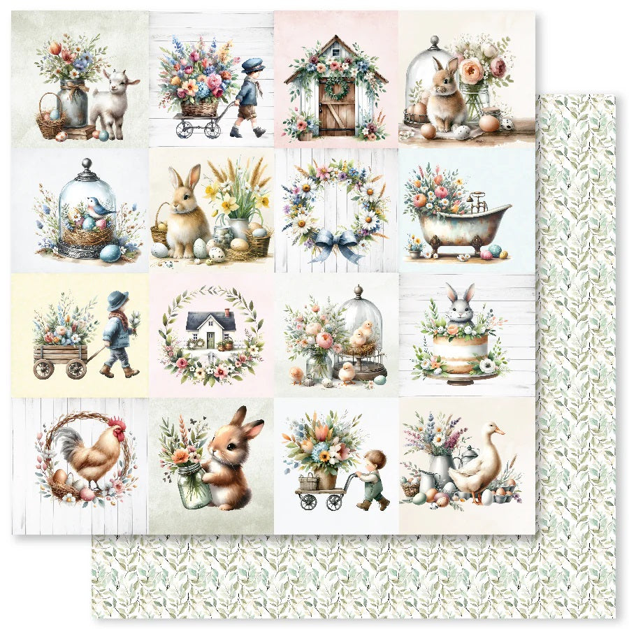 PAPER ROSE PAPER 12 X 12 PAPER FARMHOUSE FRIENDS A 31980 — Bevs Cross ...